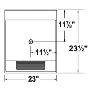Mustee 17W Wall Mount Utilatub Laundry Tub