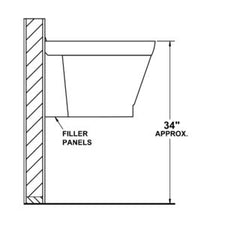 Mustee 17W Wall Mount Utilatub Laundry Tub